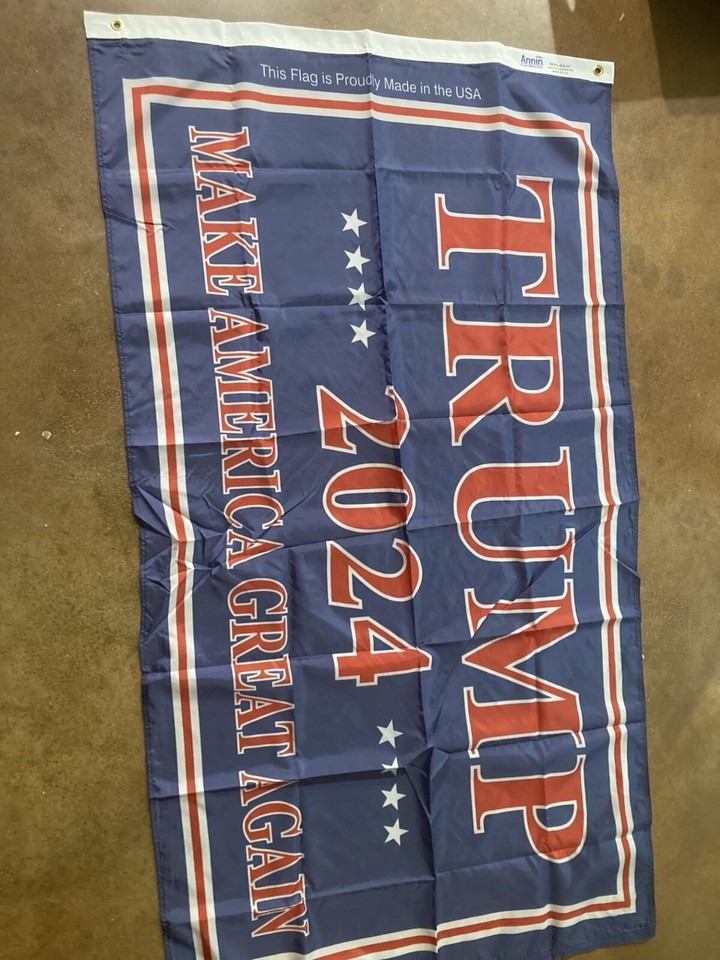 Annin 2024 Trump Flag Made in USA 200 Deiner Nylon HD 3 X 5 ft MAGA | eBay