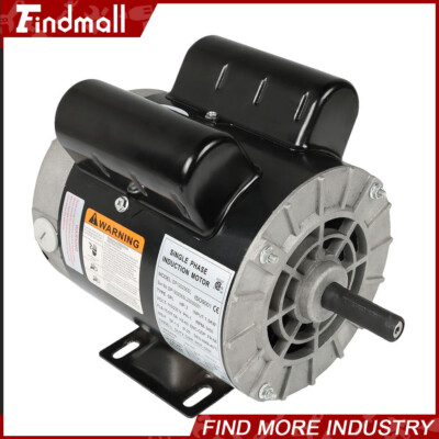 Compressor Duty Electric Motor 3450 RPM 56 Frame 5/8" 120/240V 2HP SPL ...