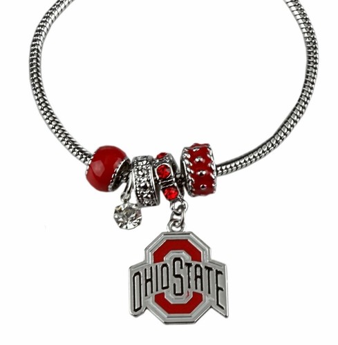 Ohio State University OSU BRACELET Bangle Jewelry Charms Pendants ...