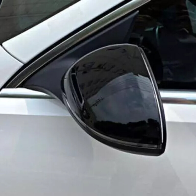 Gloss Black Rearview Side Mirror Covers Cap For Benz C-Class W206 2022 ...