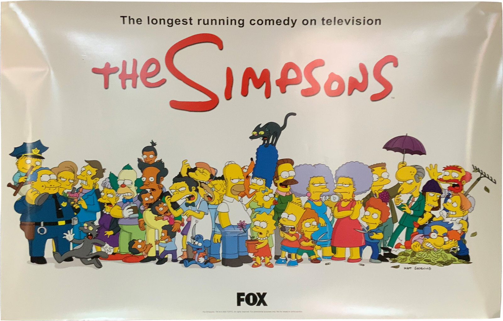 Vintage THE SIMPSONS High Quality Rare 27” X 40” POSTER - NEW | eBay