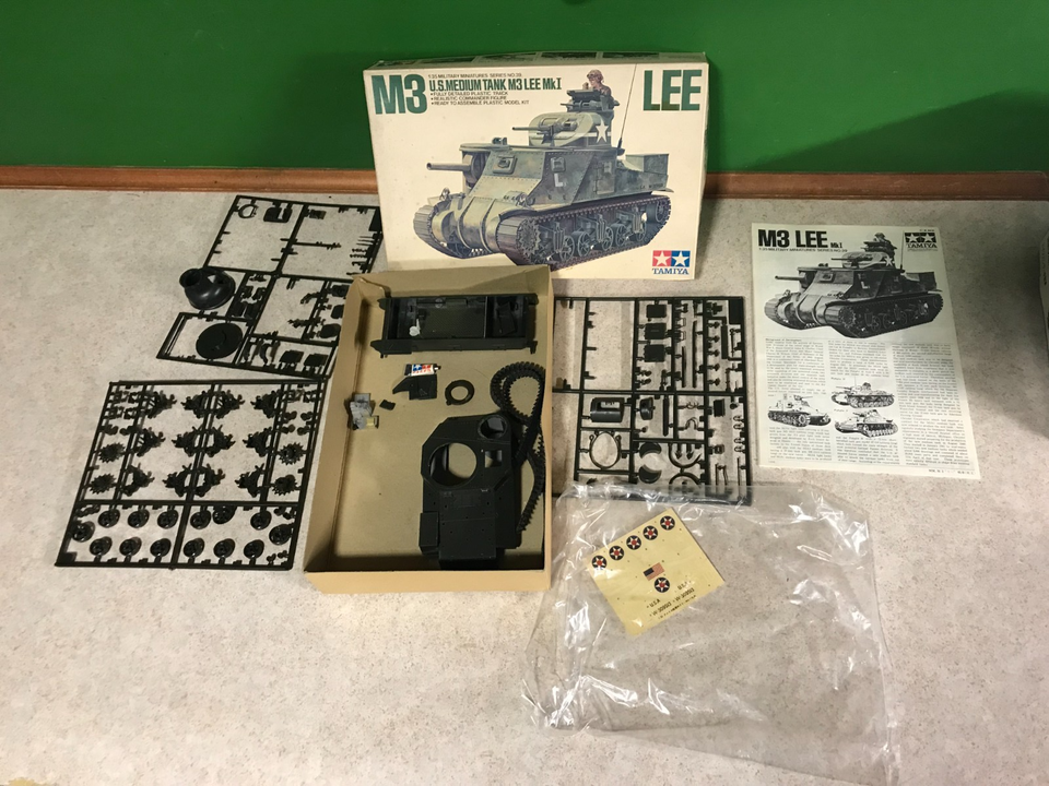Model Kit UNUSED NEW - Tamiya 1/35 U.S. Medium Tank M3 Lee Mk1 | eBay