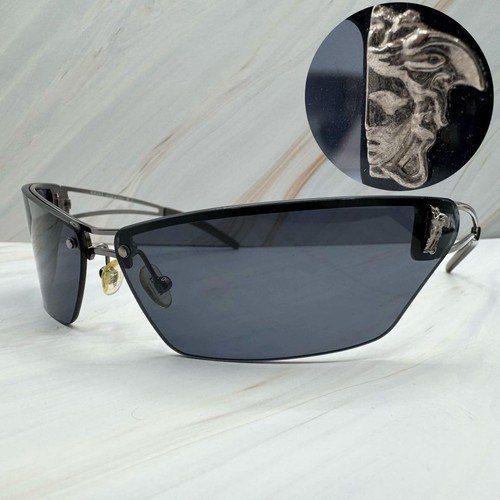 VERSACE Hyde Wears Sunglasses Half-Rim Medusa gray | eBay