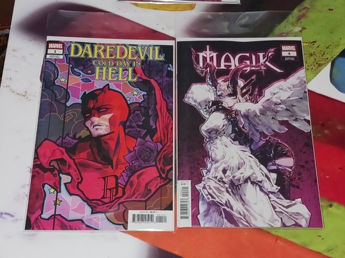 Daredevil Cold Day In Hell #1 /MAGIK #4 (ROSE BESCH VARIANT SET) MARVEL ...