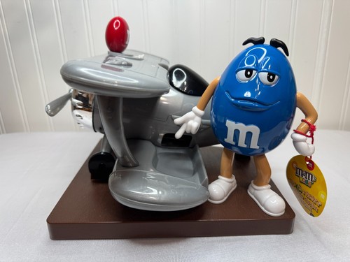 M&M’s World 2009 Blue M&M Airplane Candy Dispenser with Tags – Tested ...