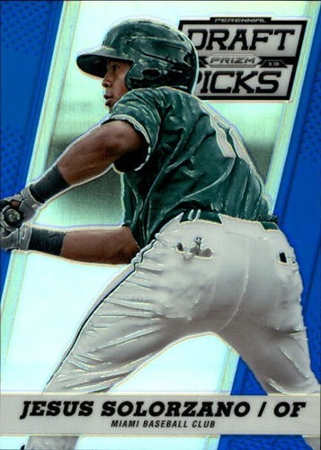 2013 Panini Prizm Perennial Draft Picks Blue Prizms #31 Jesus Solorzano /75 | eBay