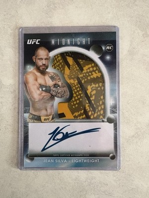 2025 Topps Midnight UFC Jean Silva RC Auto CUSTOM CARD None Authentic ...