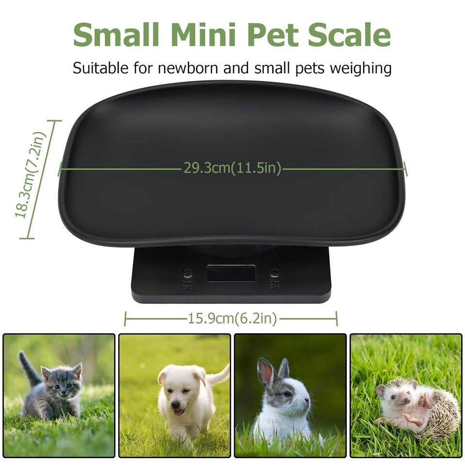 Puppy Scale for Weighing Newborn Pets with LCD Display Tare Function ...