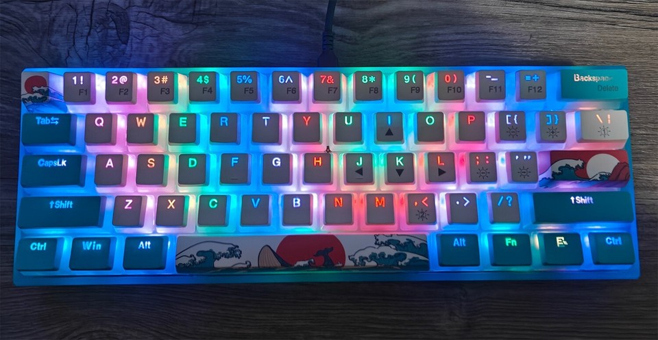 Womier 60% Percent Keyboard, WK61 Mechanical RGB Wired | eBay