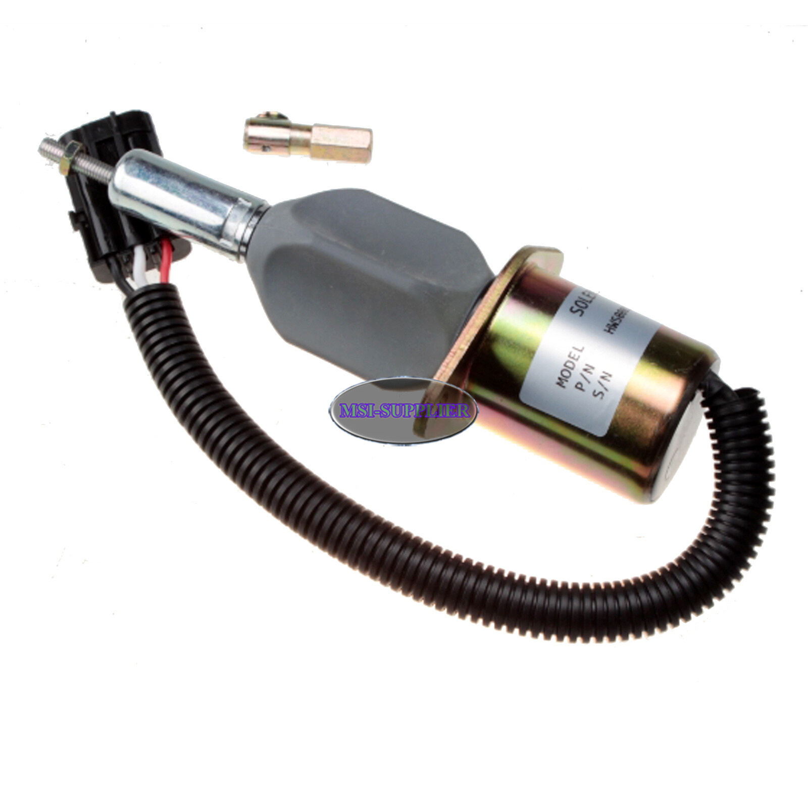 24V Fuel Shutoff Solenoid 3928161 SA-4293-24 for Cummins Komatsu ...