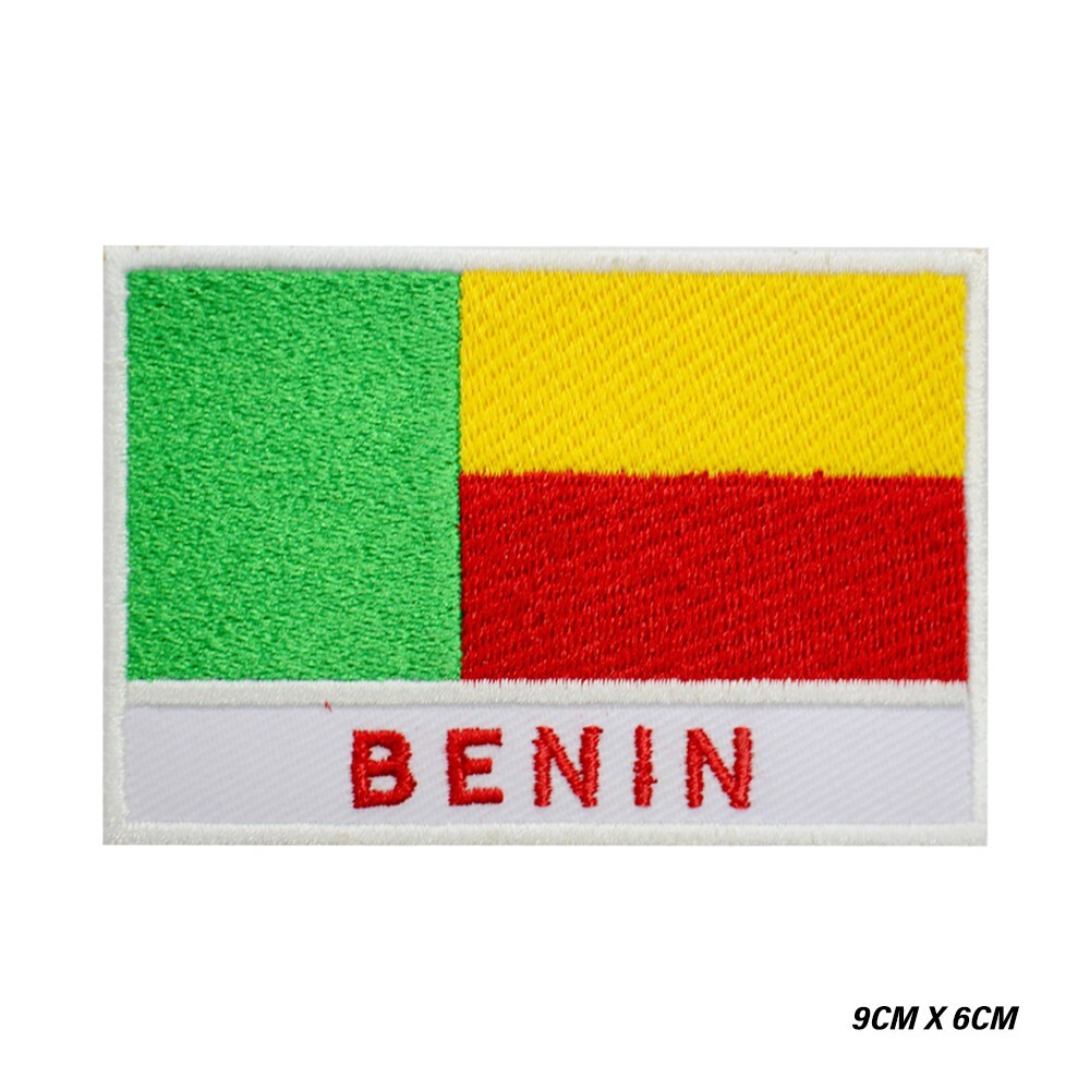 Benin Flag Embroidered Patch Iron/Sew On Patch For Clothes | eBay