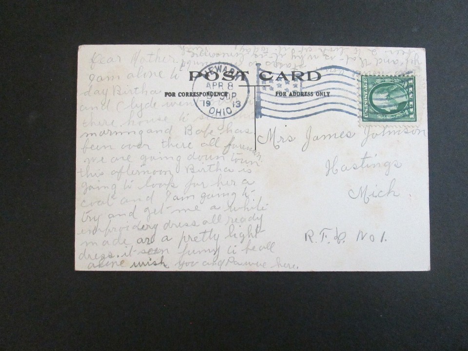 Pennant Don't Worry About Me in Newark OH Posted DB Postcard | eBay