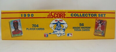 1990 SCORE MLB Baseball Collector Set FACTORY SEALED BOX Full Set | eBay