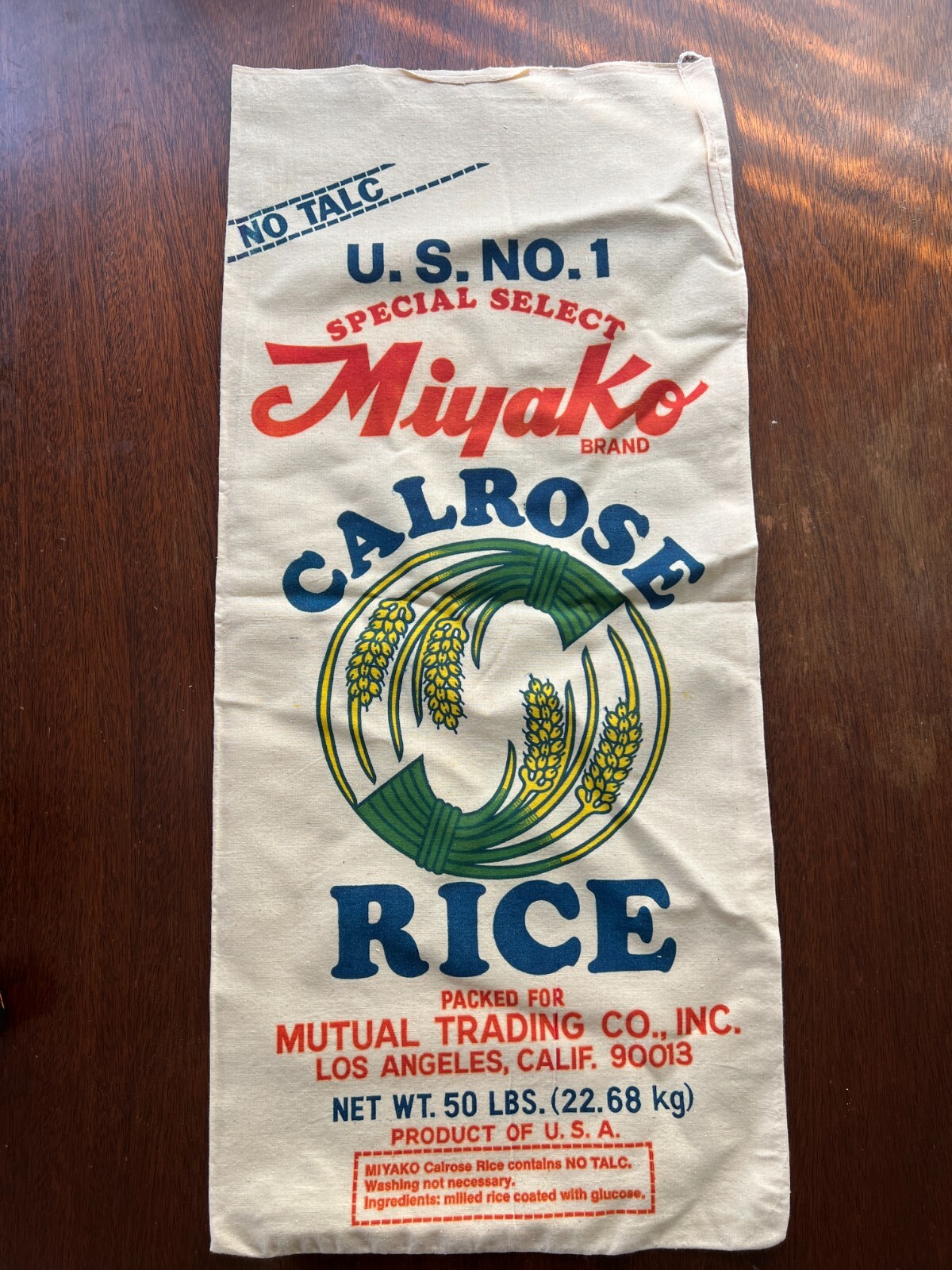 MIYAKO CALROSE RICE BAG (31" x 14") 50 lbs bag - RARE | eBay