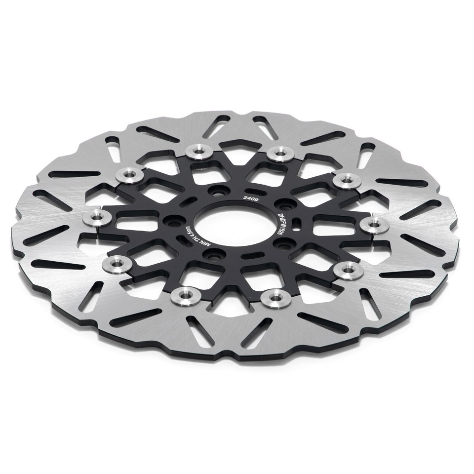 2x Floating 11.8" Front Brake Rotors for Harley Touring Street Road ...