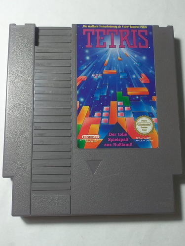 Nintendo NES Game TETRIS From Russia with Fun (1985) Authentic Game ...