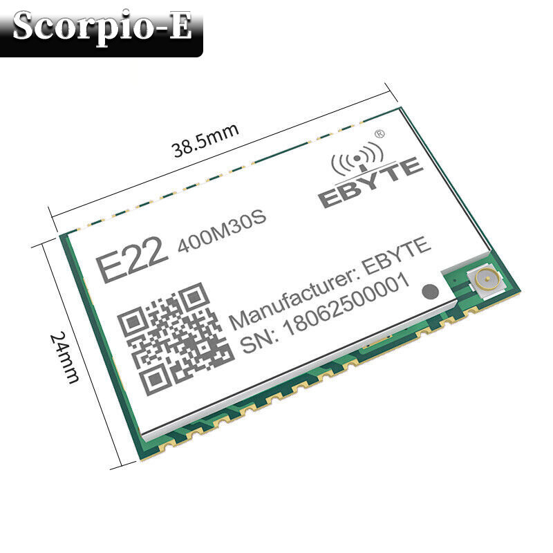 LoRa SX1268 1W 433MHz Wireless RF Module Transceiver Radio Receiver E22 ...