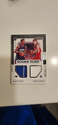 Franz Wagner Corey Kispert Rookie Ticket RC Swatch Card (Nice Suggs ...