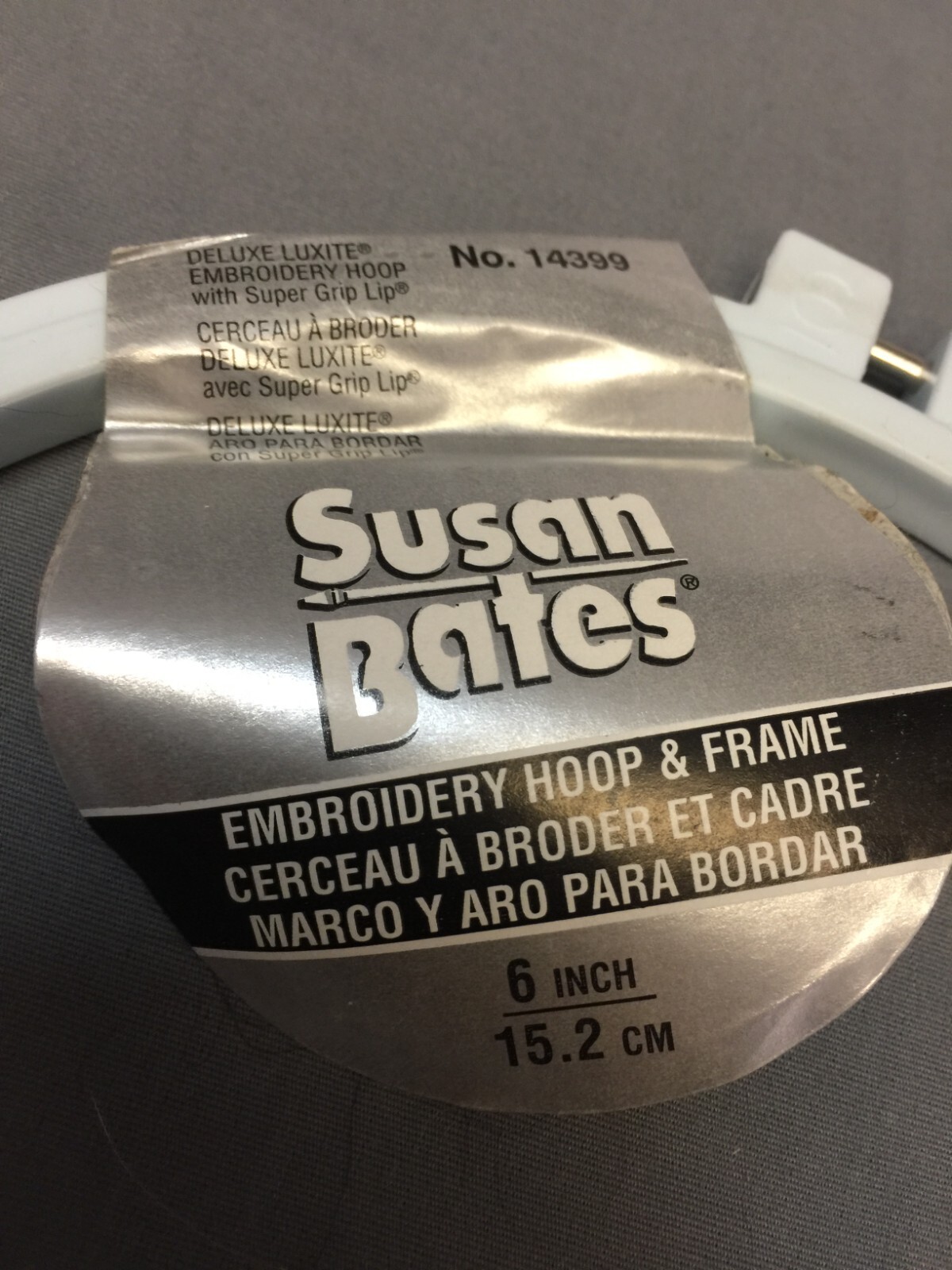 6 Inch Light Blue Embroidery Hoop - Susan Bates for sale online | eBay