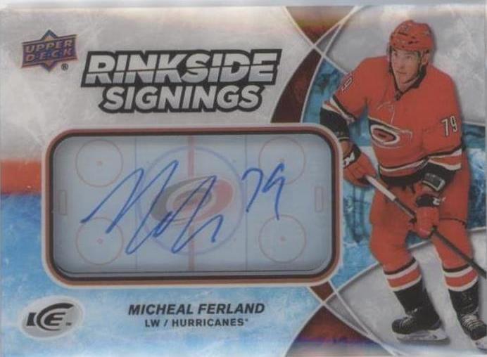2018-19 Upper Deck Ice - Rinkside Signings 2019-20 Upper Deck Ice ...