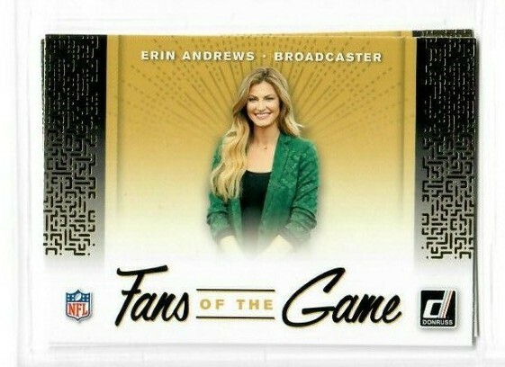 2019 Donruss Football FANS OF THE GAME You Pick ERIN ANDREWS ROB RIGGLE ...