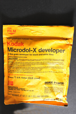 Vintage Photography Film Developer 17 oz bag KODAK Microdol-X makes 1 ...