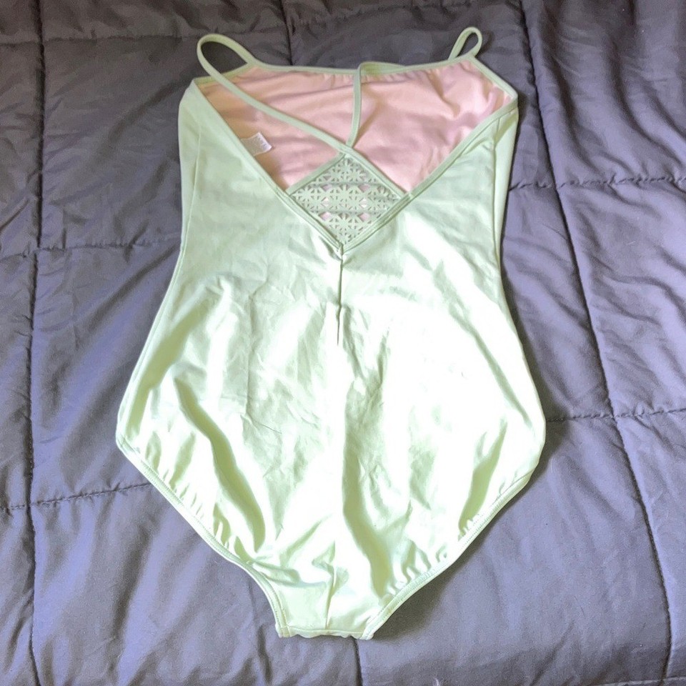 Capezio Light Pastel Green Dance Leotard with matching skirt | eBay