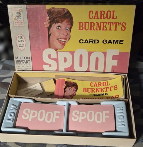 Carol Burnett's Rare Spoof Card Game 1964 Milton Bradley Complete | eBay