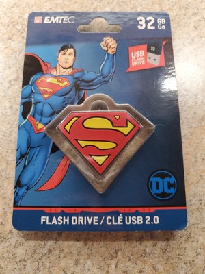 Superman DC Comics 32GB USB Flash Drive Keychain! Collectible Brand New ...