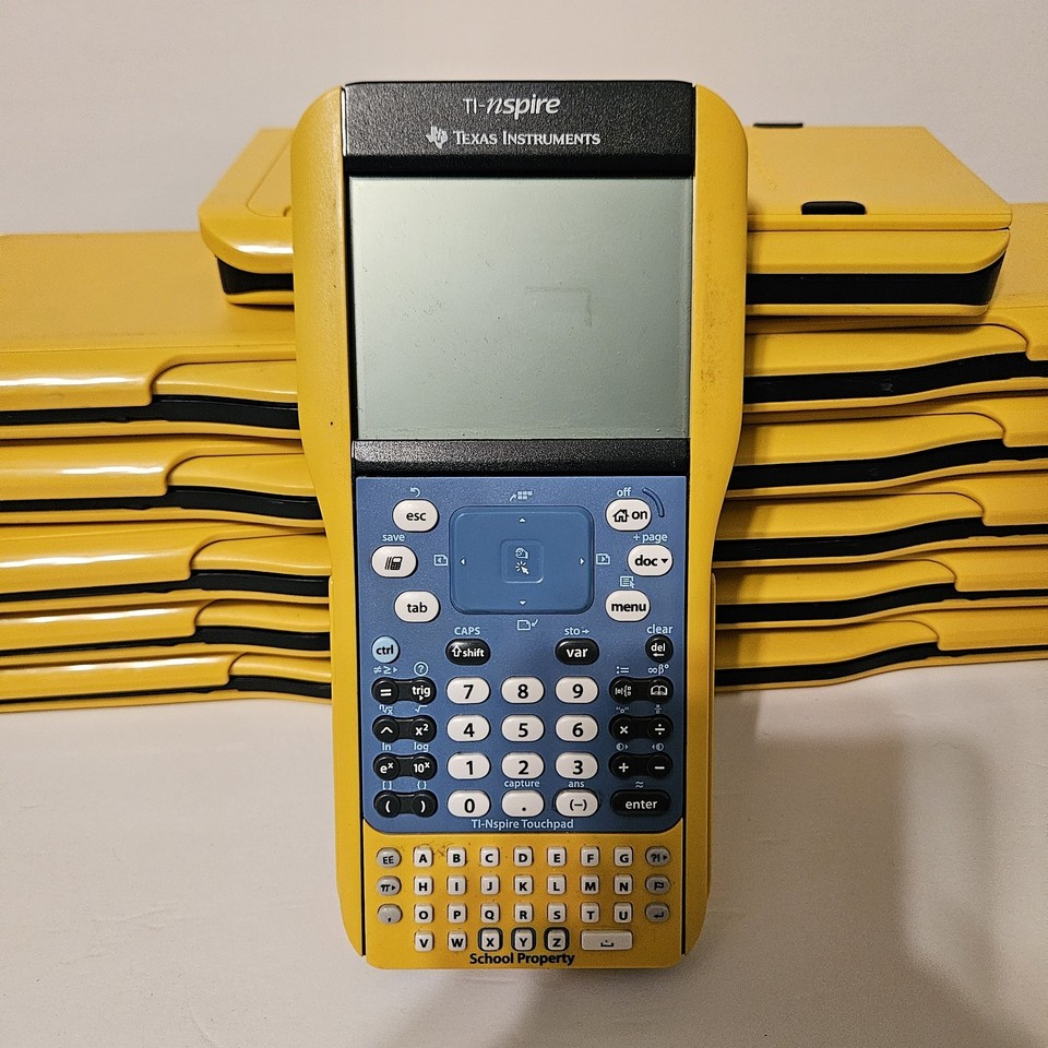 Texas Instrument TI NSPIRE Graphing Calculator W Cover Tested Ti 84 ...
