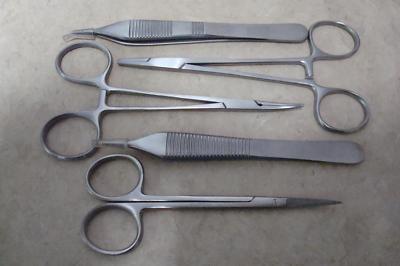 Premium Laceration Tray 5 Instruments Surgical Suture. | eBay