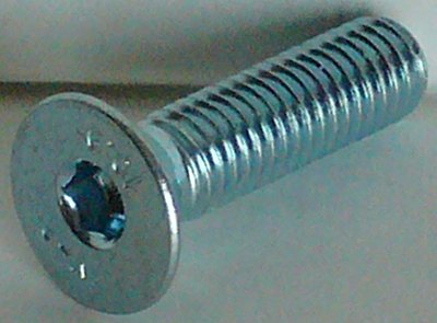 4 x VITE UNI 5933-DIN 7991 M8 x 30 TESTA SVASATA BRUGOLA ACCIAIO ...