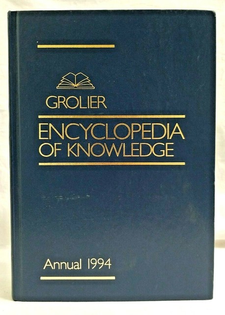 Grolier Encyclopedia of Knowledge - Annual 1994 for sale online | eBay