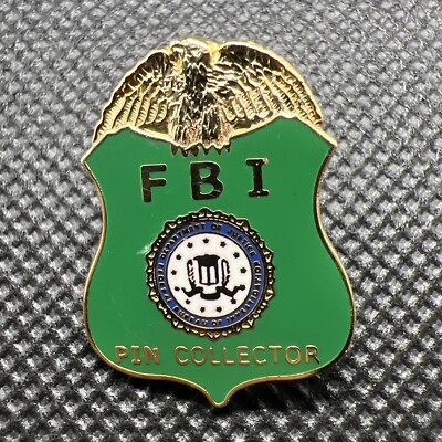 UNITED STATES FBI FEDERAL BUREAU OF INVESTIGATION FBI BADGE PIN ...