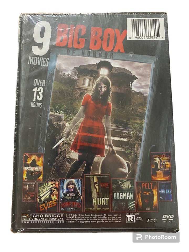 BIG BOX OF HORROR DVD 9 DISC SET~NEW/Sealed | eBay
