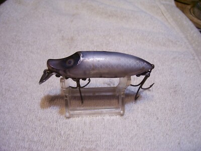062625 VINTAGE HEDDON RIVER RUNT SPOOK FLOATER LURE 3" SILVER SCALE | eBay