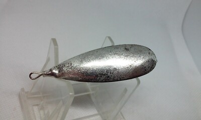 Vintage Johnson Silver Minnow Silver 2 3/8" Wiggler Wobble Spoon ...