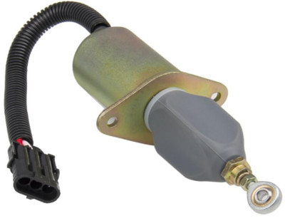 Fuel Shut Off Solenoid 3935649 4089574 for 5.9L or 8.3L Cummins Diesel ...