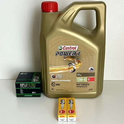Honda VTR250 1998-2003 Service Kit (Castrol Oil / Oil Filter / NGK ...