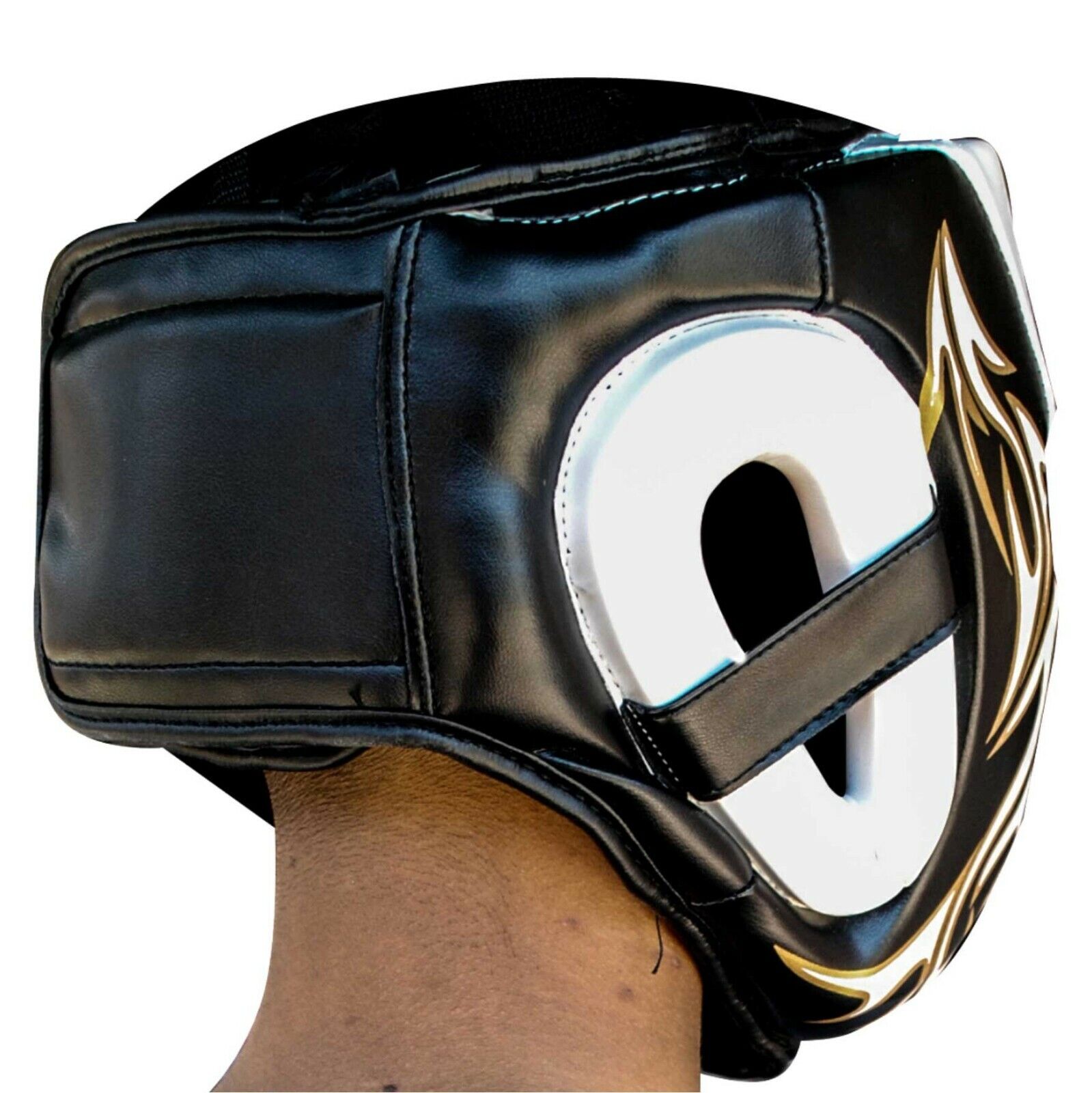 Head Guard Helmet Boxing Martial Arts Kick Training Gear MMA Head ...