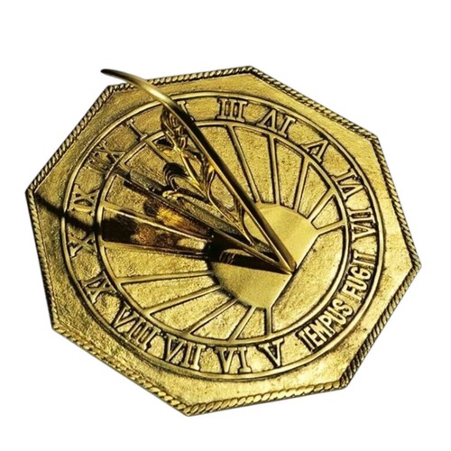 Sundial Clock for Outdoor Garden or Patio, Decorative Time Telling ...