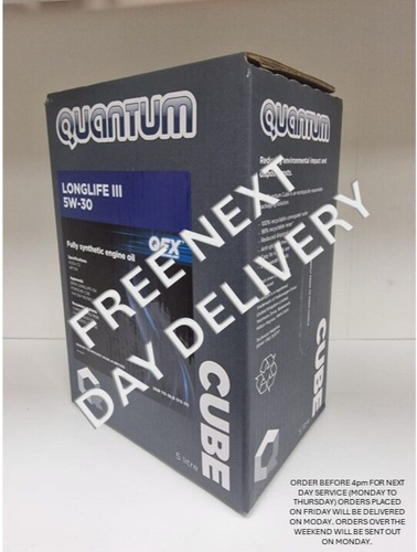 *GENUINE* QUANTUM LongLife III 5W30 FULLY SYNTHETIC 5L ENGINE OIL BMW ...