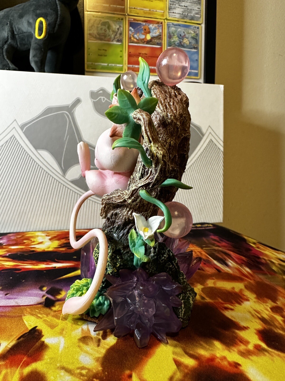 Sleeping Mew Pokemon Statue Anime Action Figure 15cm | eBay