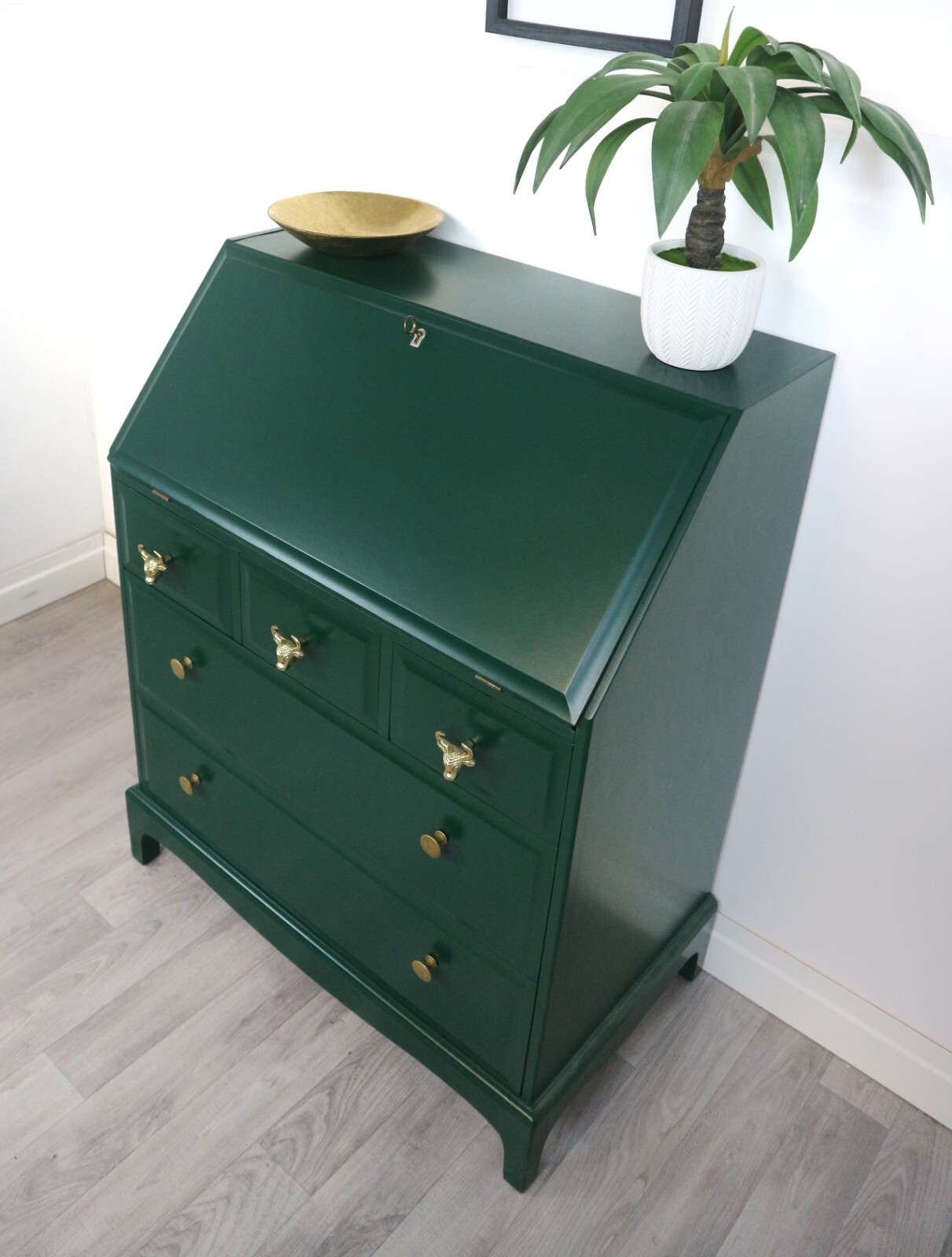 Vintage Stag Minstrel Bureau Writing Desk | eBay UK