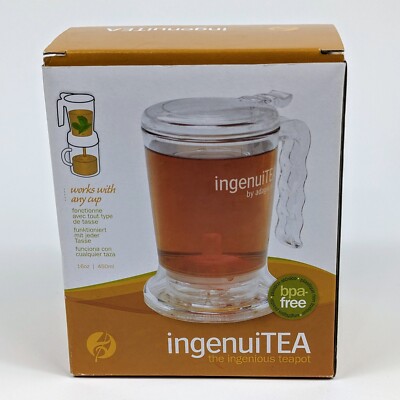 Adagio Teas IngenuiTEA the Ingenious Teapot Loose Tea Made Easy 16 oz ...
