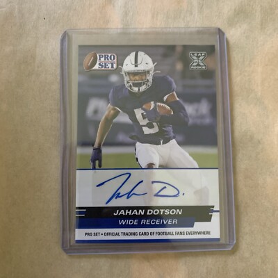 2022 Leaf Pro Set XRC Jahan Dotson Auto Blue RC Rookie #PSA-JD3 ...