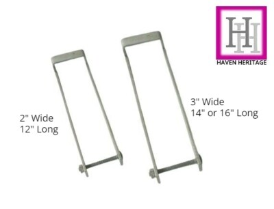 2" or 3" WIDE GALVANISED THROW OVER LOOP FIELD GATE LATCH - 12", 14 ...