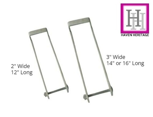 2" or 3" WIDE GALVANISED THROW OVER LOOP FIELD GATE LATCH - 12", 14 ...