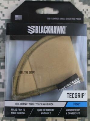 Blackhawk! 40MP02CT TecGrip Ambidextrous Sub-Compact Single Stack Mag ...
