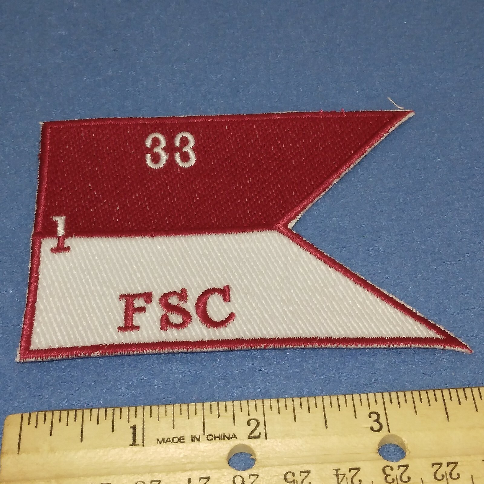 US Army 33rd FSC SIGNAL CORPS Regt 4" Guidon flag patch | eBay